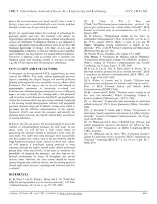 Eport based payment scheme for multihop wireless networks | PDF