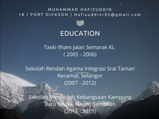 My E-Portfolio (Muhammad Hafizuddin) | PPT