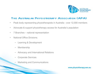 Use of an e-portfolios tool to support specialisation in physiotherapy ...
