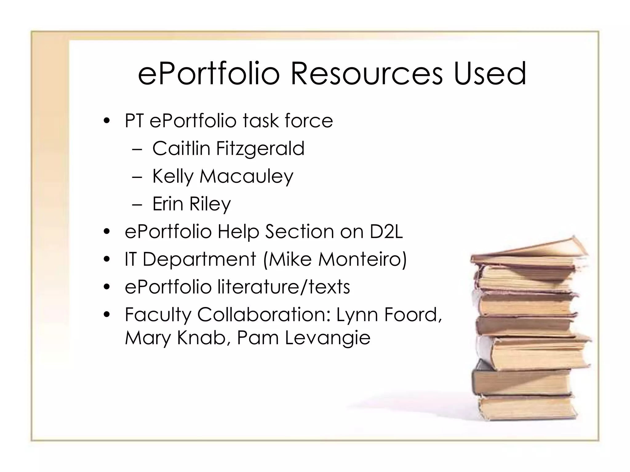 MGH IHP ELPT ePortfolio | PPT
