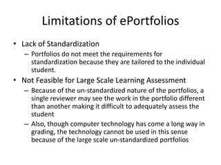 E portfolio inquiry project | PPTX