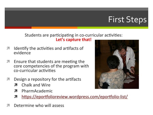 E portfolio & pharmacy education | PPT