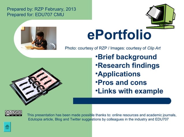 ePortfolios | PPT