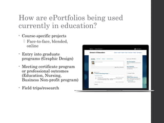 E portfolios | PPT | Professional School | Postgraduate Education