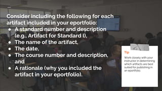 The Making of a Personal & Professional Eportfolio | PPT