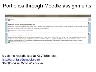 E portfolios in Moodle and Mahara | PPT