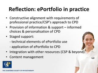 E portfolios physiotherapists | PPT