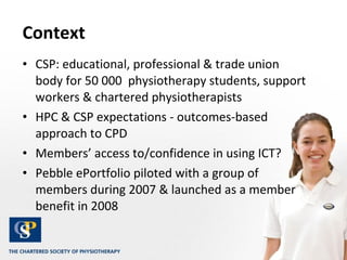 E portfolios physiotherapists | PPT