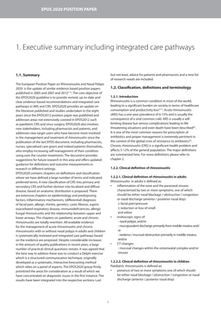 EPOS 2020 Rhinosinusitis and Nasal Polyps | PDF