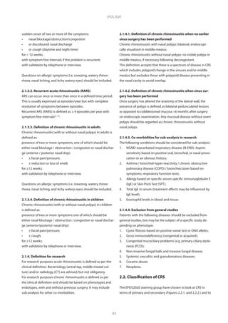EPOS 2020 Rhinosinusitis and Nasal Polyps | PDF