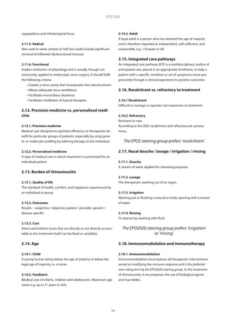 EPOS 2020 Rhinosinusitis and Nasal Polyps | PDF