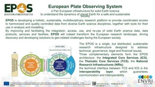 EPOS presentation in ENVRIplus_booth EGU2019 Vienna 7-12 April 2019 | PPT