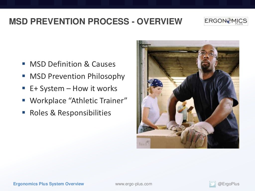 MSD Prevention Process Overview