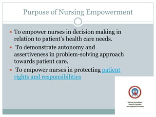 Epowerment and Goverance in Nursing on 18.1.23.pptx