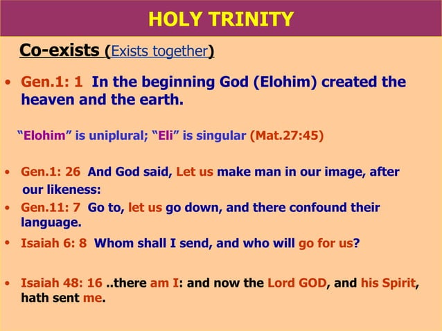 HOLY TRINITY | PPT