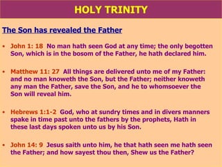 HOLY TRINITY | PPT
