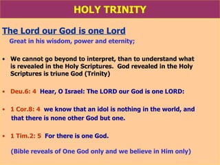 HOLY TRINITY | PPT