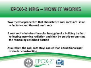 EPOX-Z Cool Roof | PPT