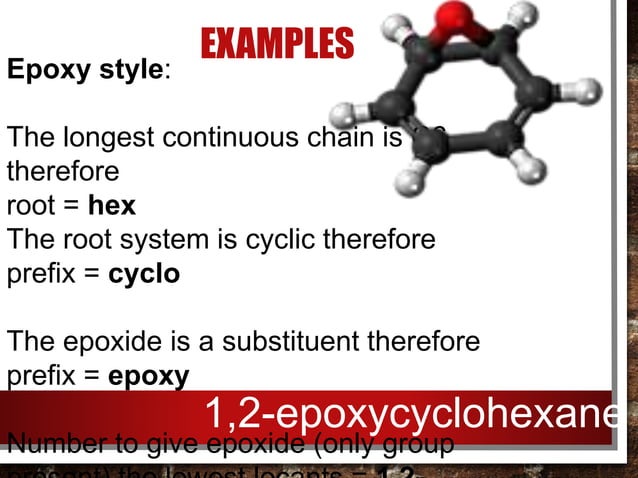 Epoxides (Functional Group) | PPTX | Chemistry | Science