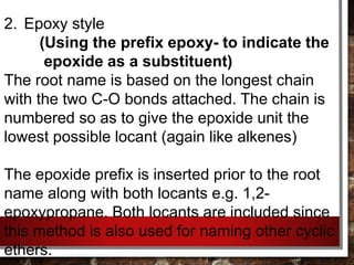 Epoxides (Functional Group) | PPT