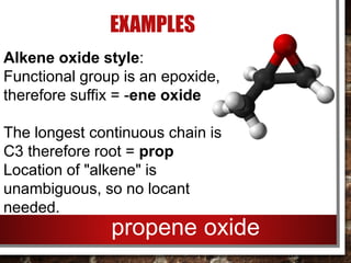 Epoxides (Functional Group) | PPT