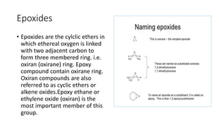 Epoxides | PPTX