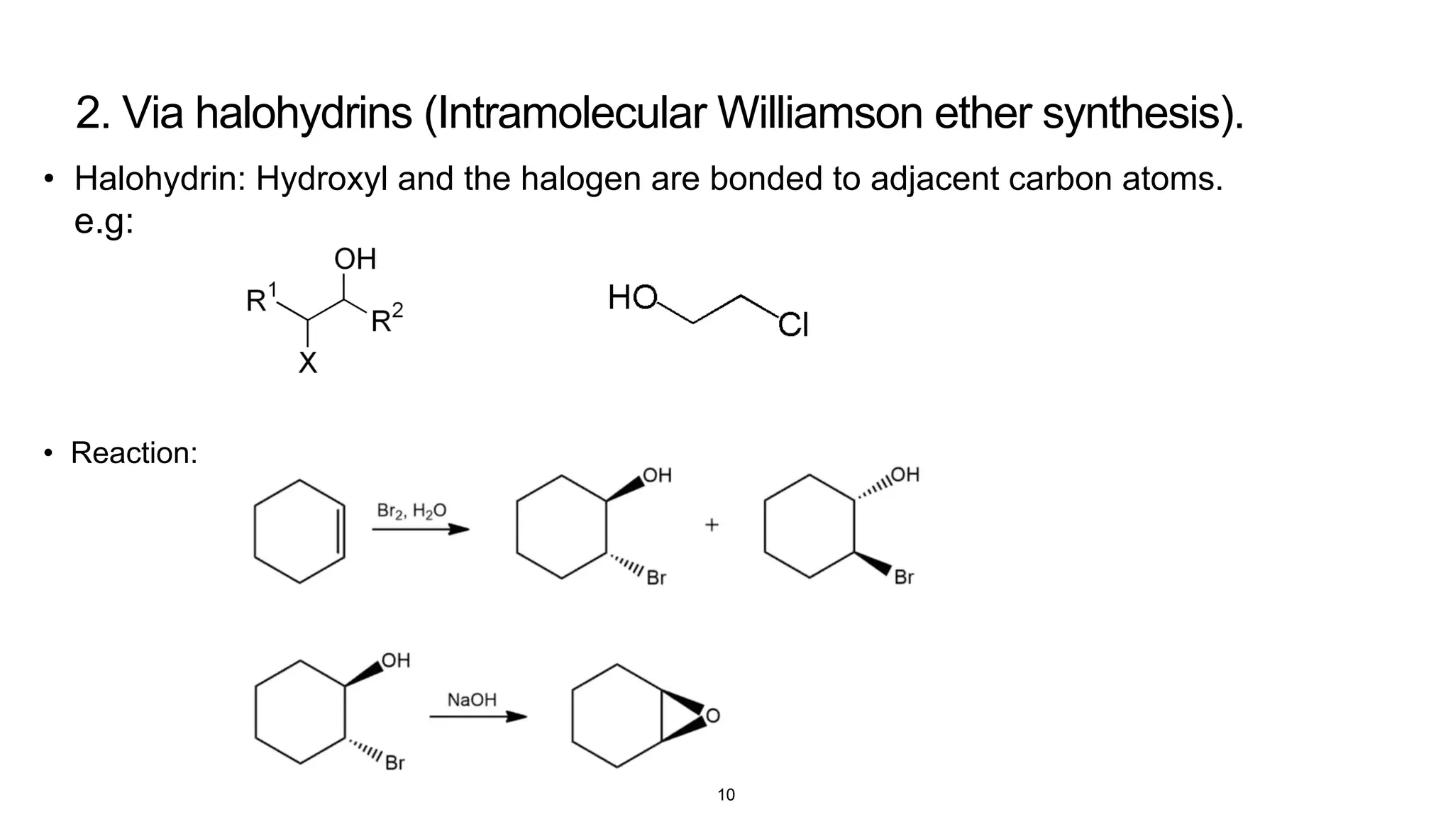 Epoxide, nomenclature, synthesis, ring opening, regio-selectivity | PPTX