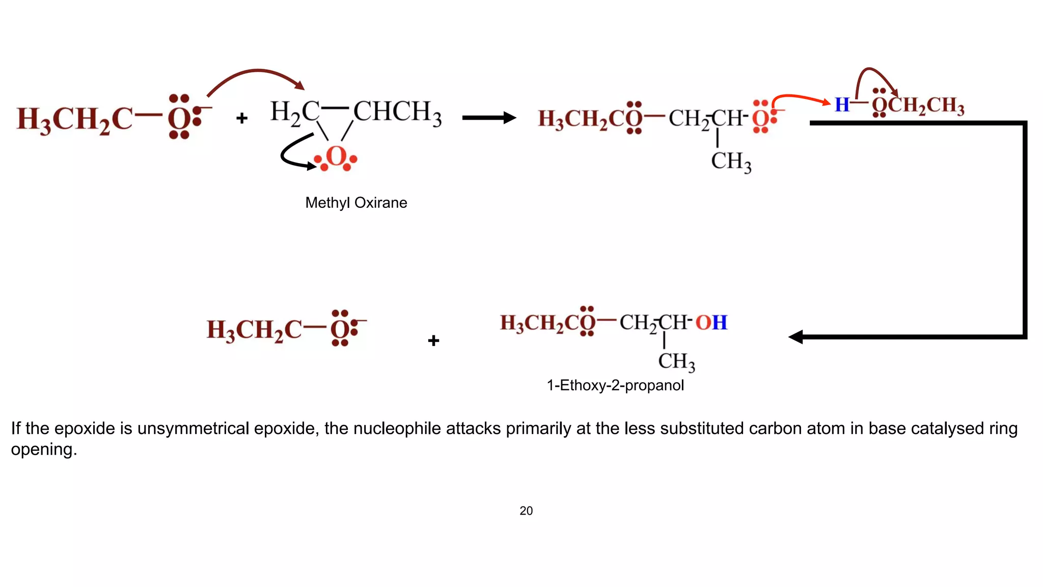 Epoxide, nomenclature, synthesis, ring opening, regio-selectivity | PPTX