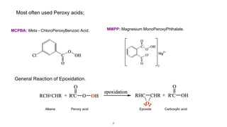 Epoxide, nomenclature, synthesis, ring opening, regio-selectivity | PPTX