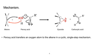 Epoxide, nomenclature, synthesis, ring opening, regio-selectivity | PPTX