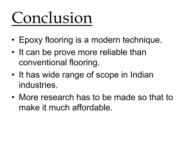 Epoxy Flooring Procedure | PPTX