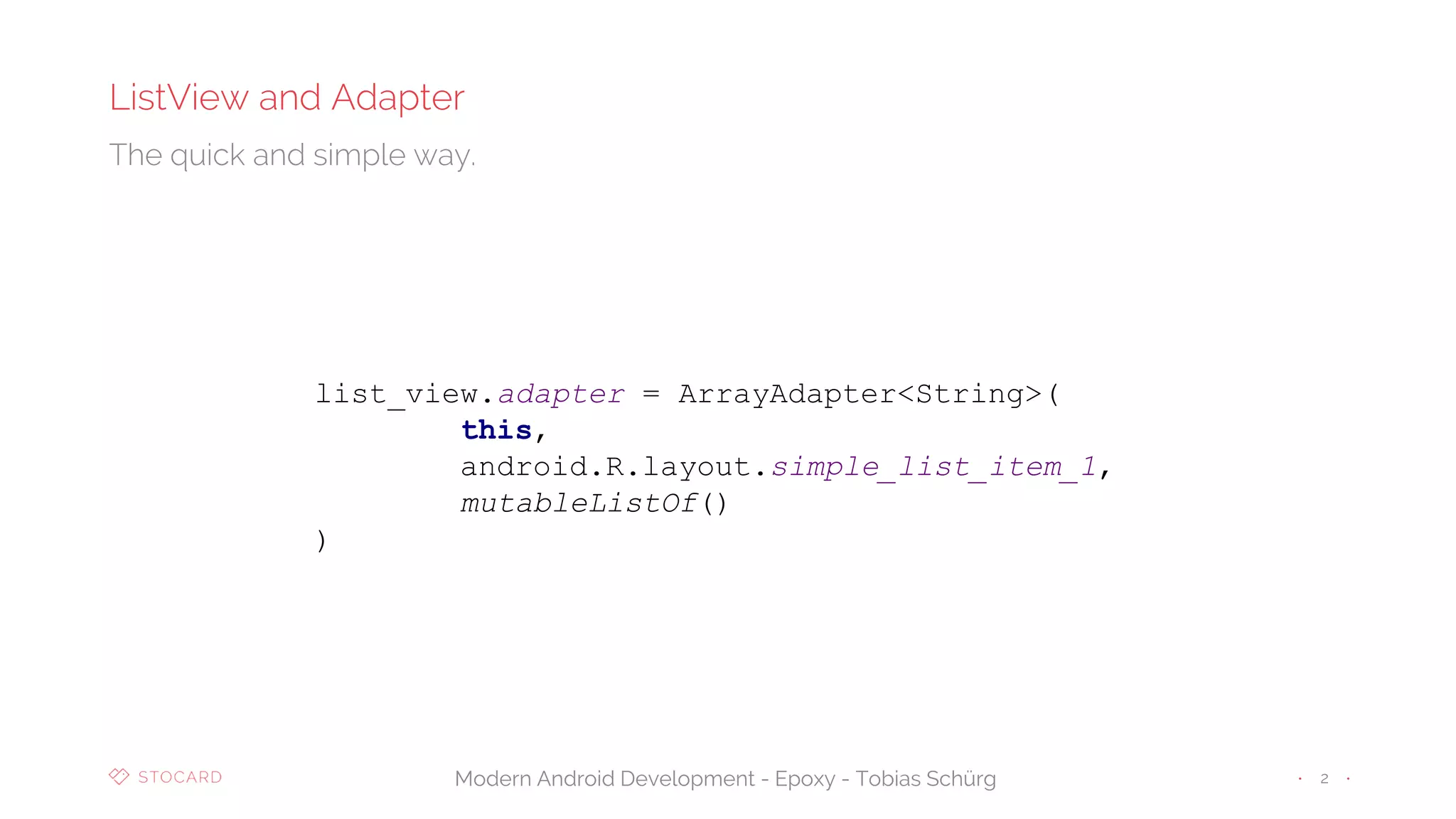 Modern Android Development - Epoxy | PPT