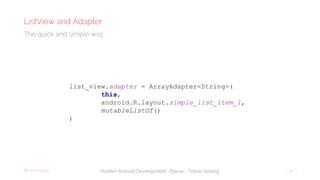Modern Android Development - Epoxy | PPT