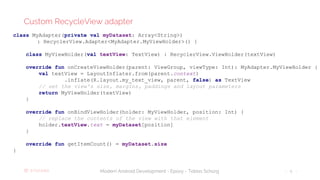 Modern Android Development - Epoxy | PPT