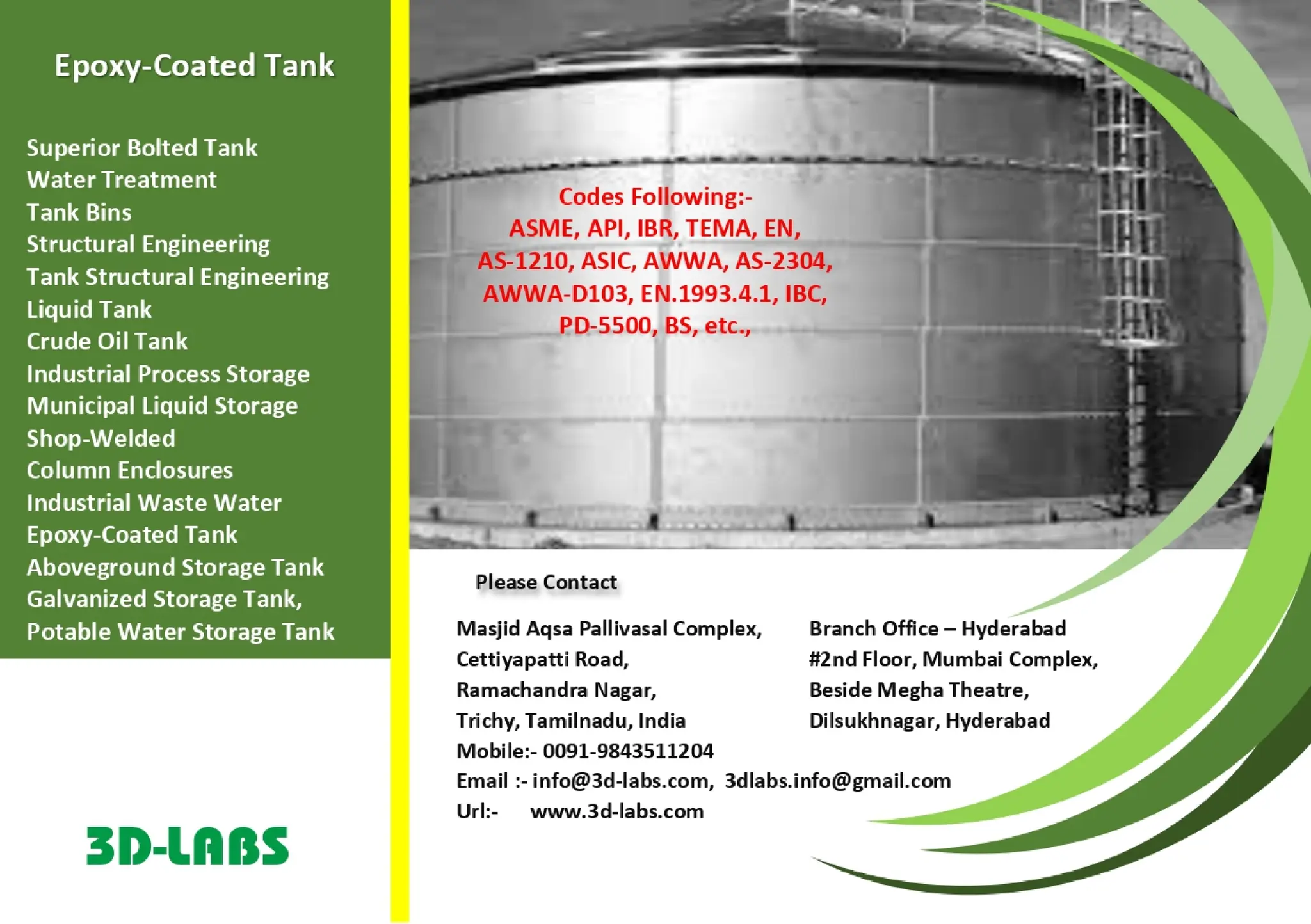 Epoxy-Coated tank https://3d-labs.com/bolted-storage-tank/.pdf