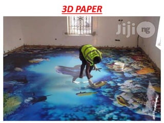 Epoxy 3d flooring ppt | PPTX