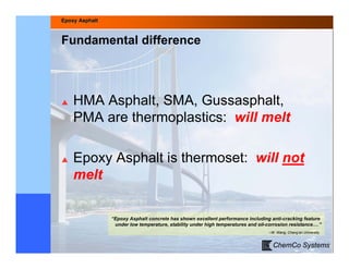 Epoxy asphalt for long lived pavement on long span bridges | PDF