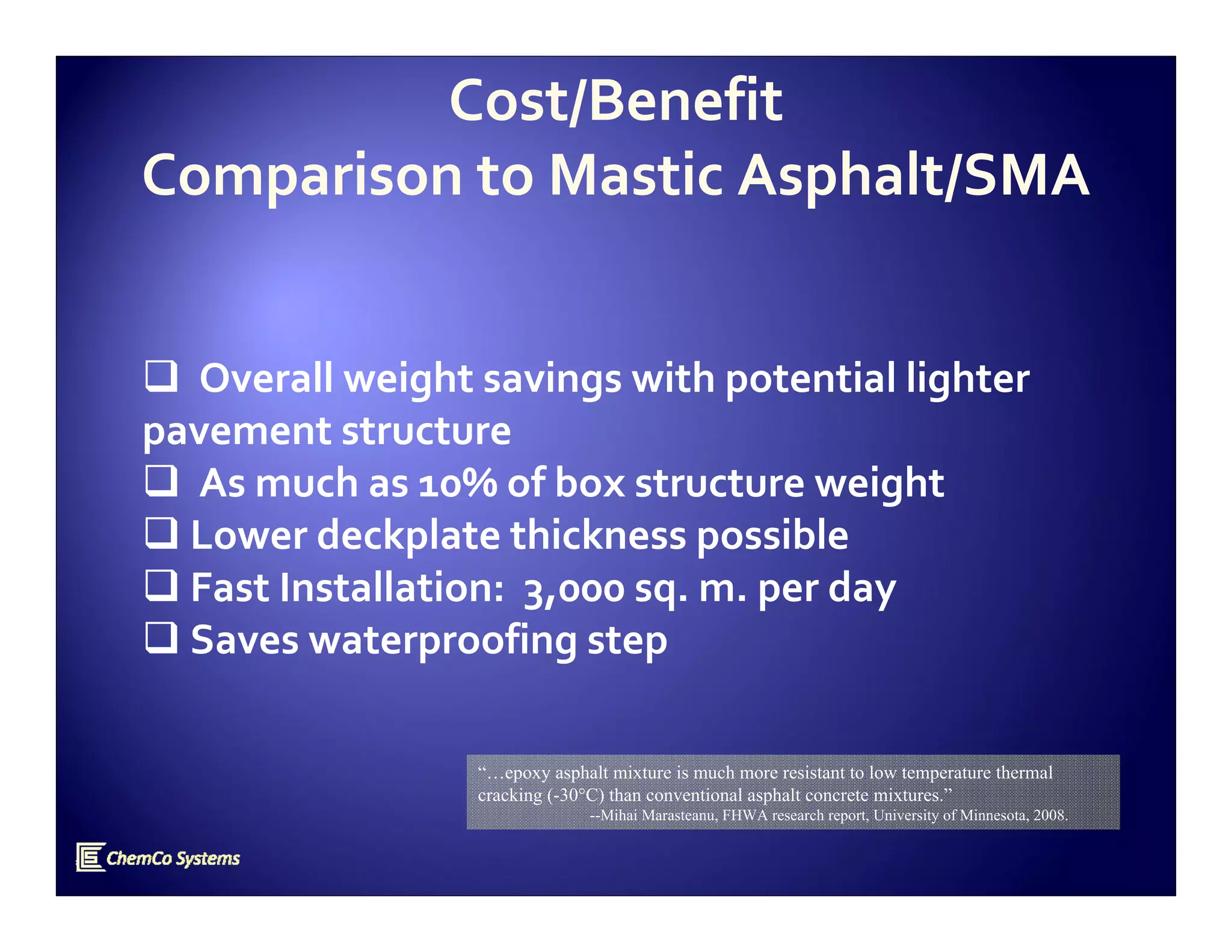 Epoxy asphalt vs gussasphalt and sma | PDF