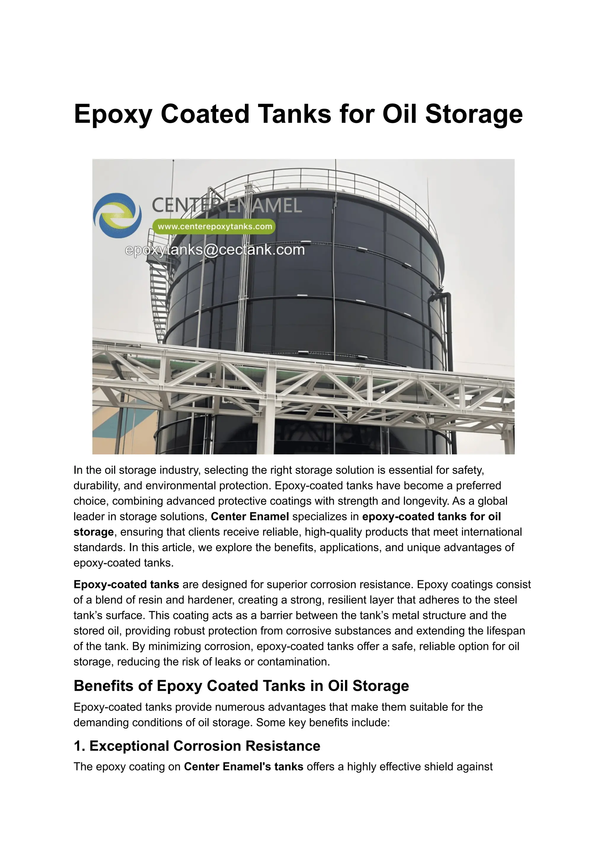 Epoxy Coated Tanks for Oil Storage.docx11 | DOCX
