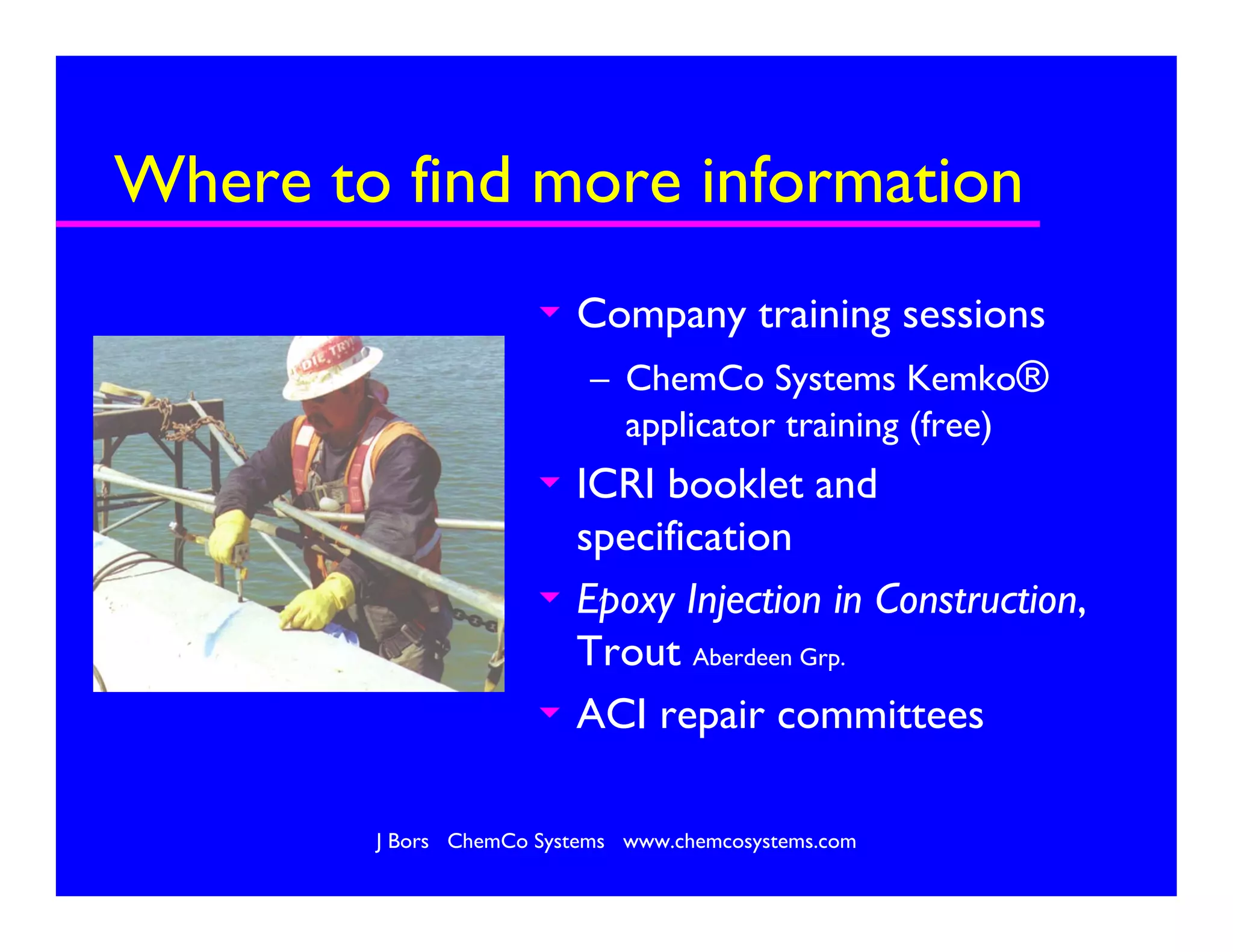 Epoxy crack injection for concrete (the basics) | PDF