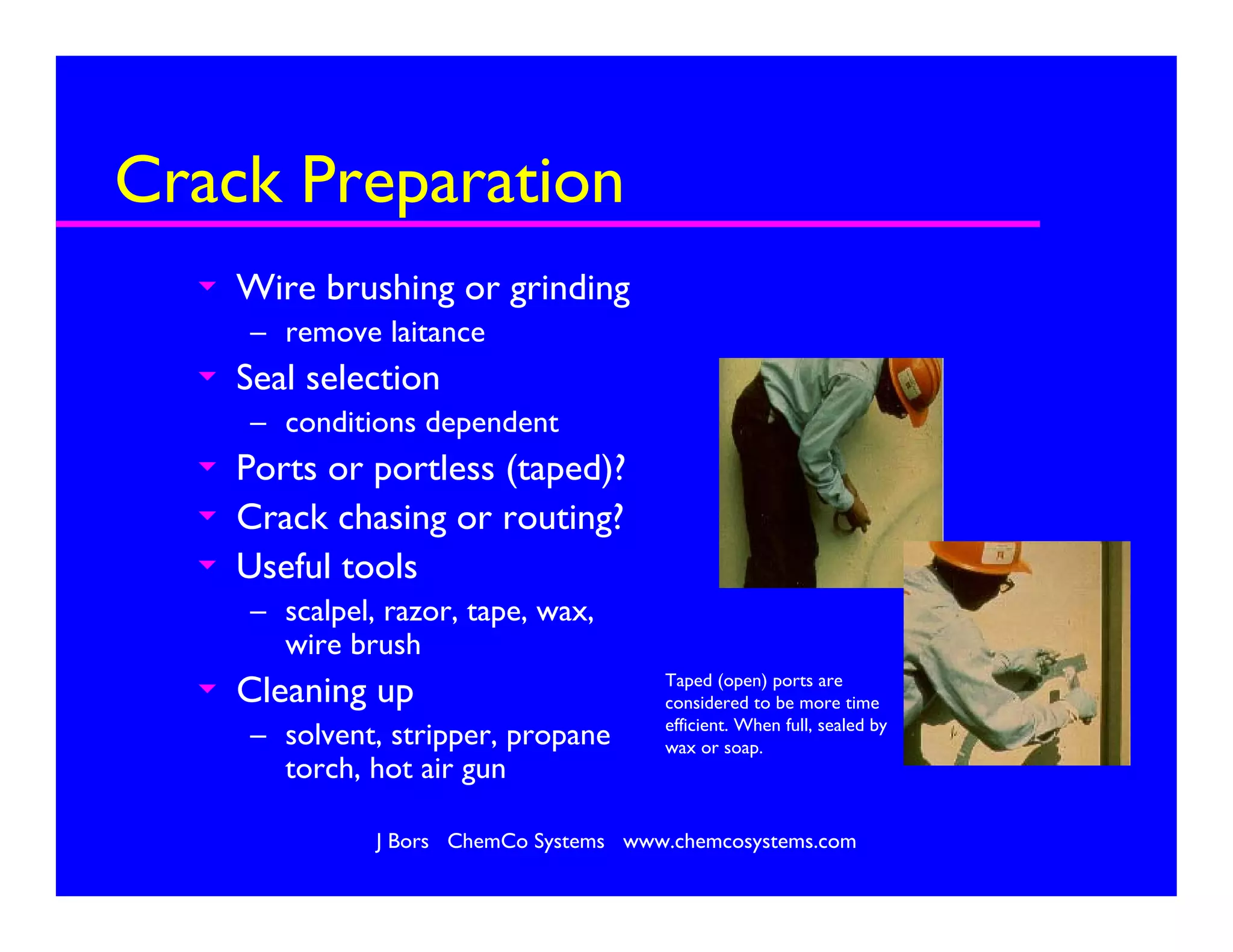 Epoxy crack injection for concrete (the basics) | PDF
