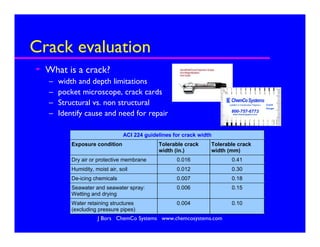 Epoxy crack injection for concrete (the basics) | PDF