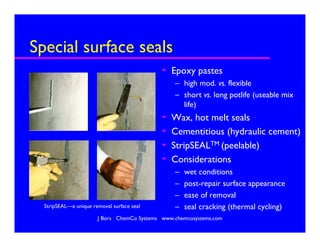 Epoxy crack injection for concrete (the basics) | PDF