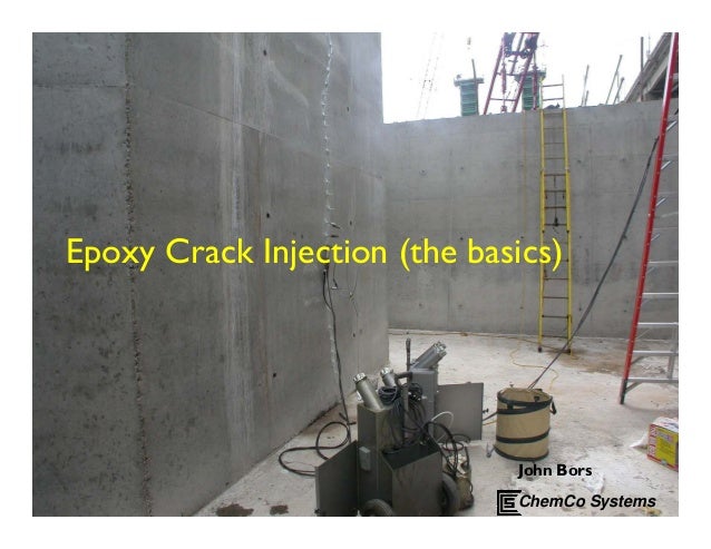 Epoxy crack injection for concrete (the basics)