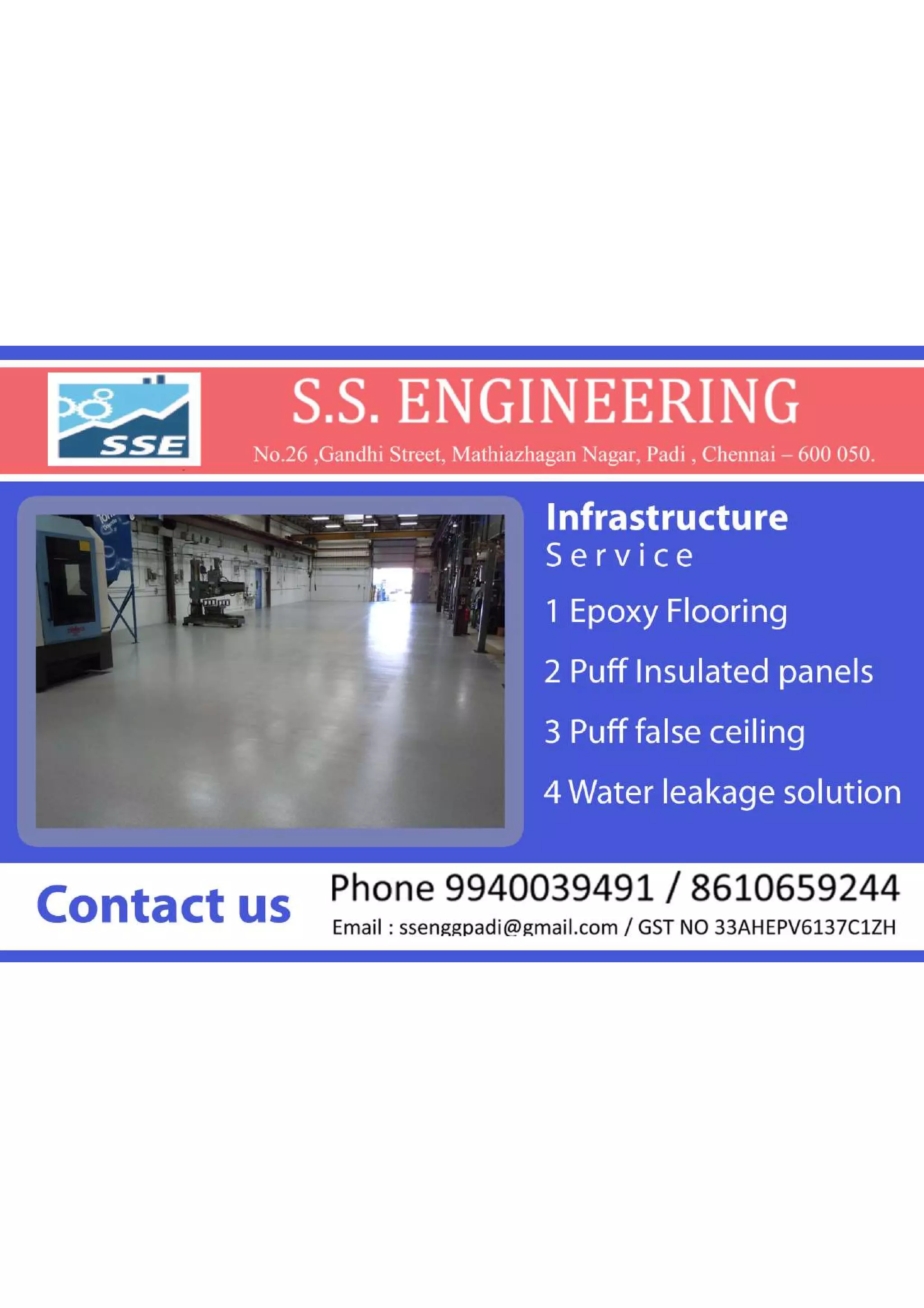 SS Engineering Chennai | PDF