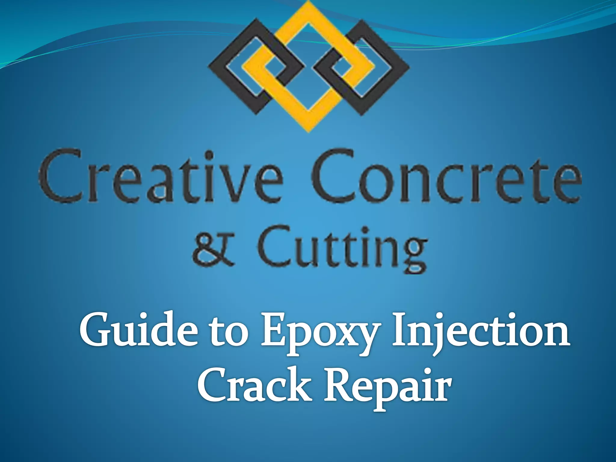 Epoxy injection crack repair | PPTX