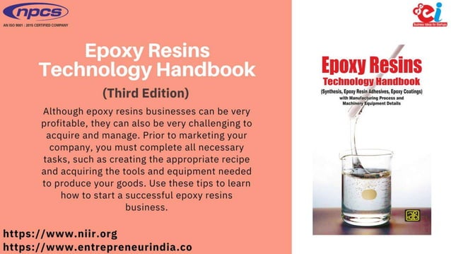 Epoxy Resins Technology Handbook (3rd Edition) | PPTX | Chemistry | Science