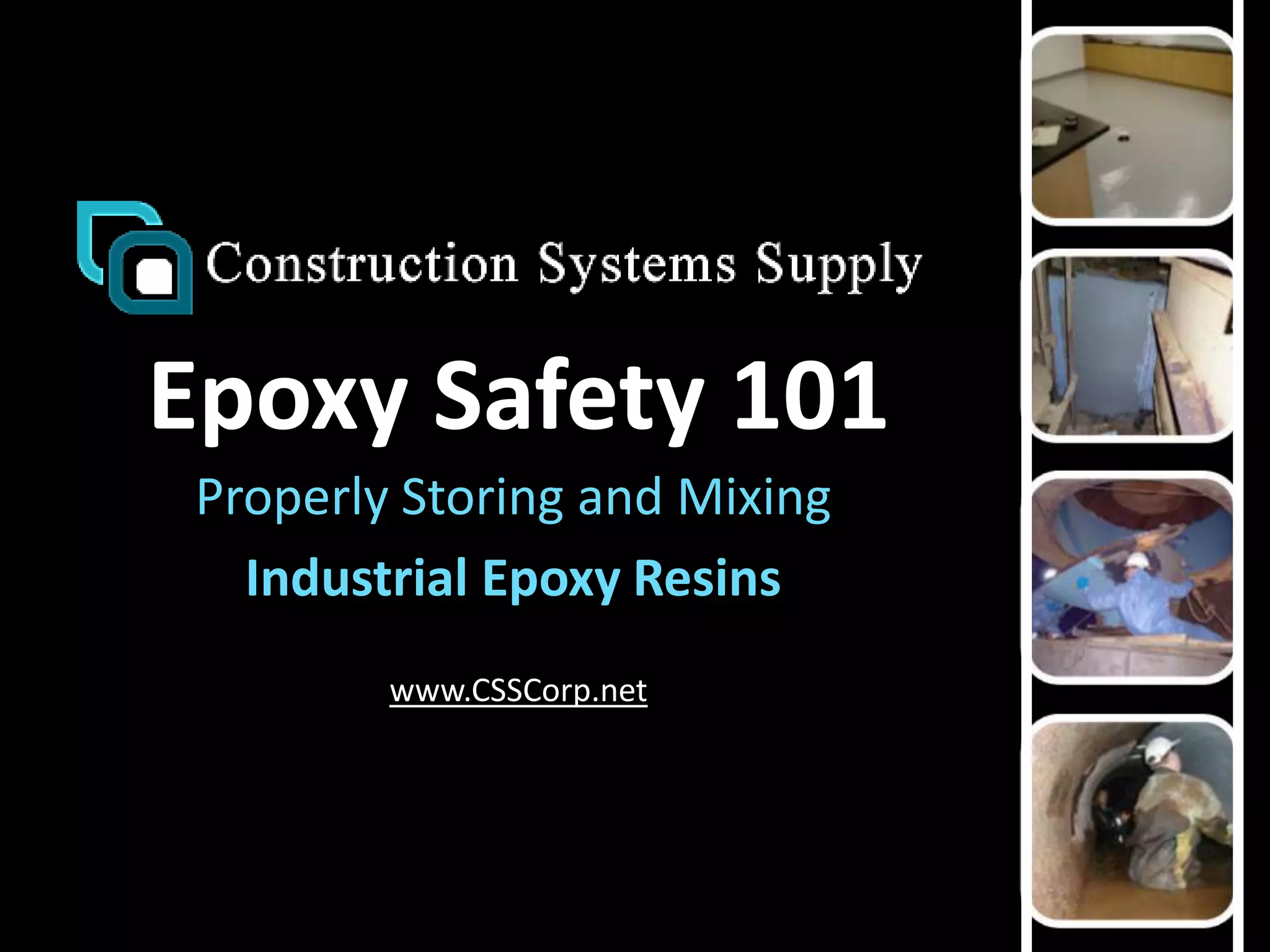 Epoxy Safety 101: Properly Storing and Mixing Industrial Epoxy Resins ...