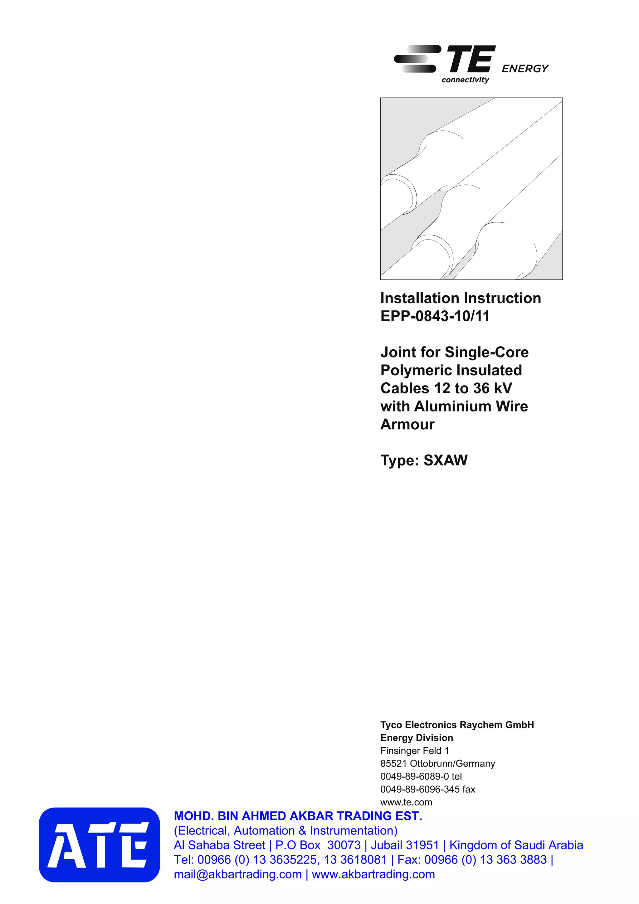 EPP-0843-10/11 RAYCHEM JOINT KIT | AKBAR TRADING EST. SAUDI ARABIA| | PDF