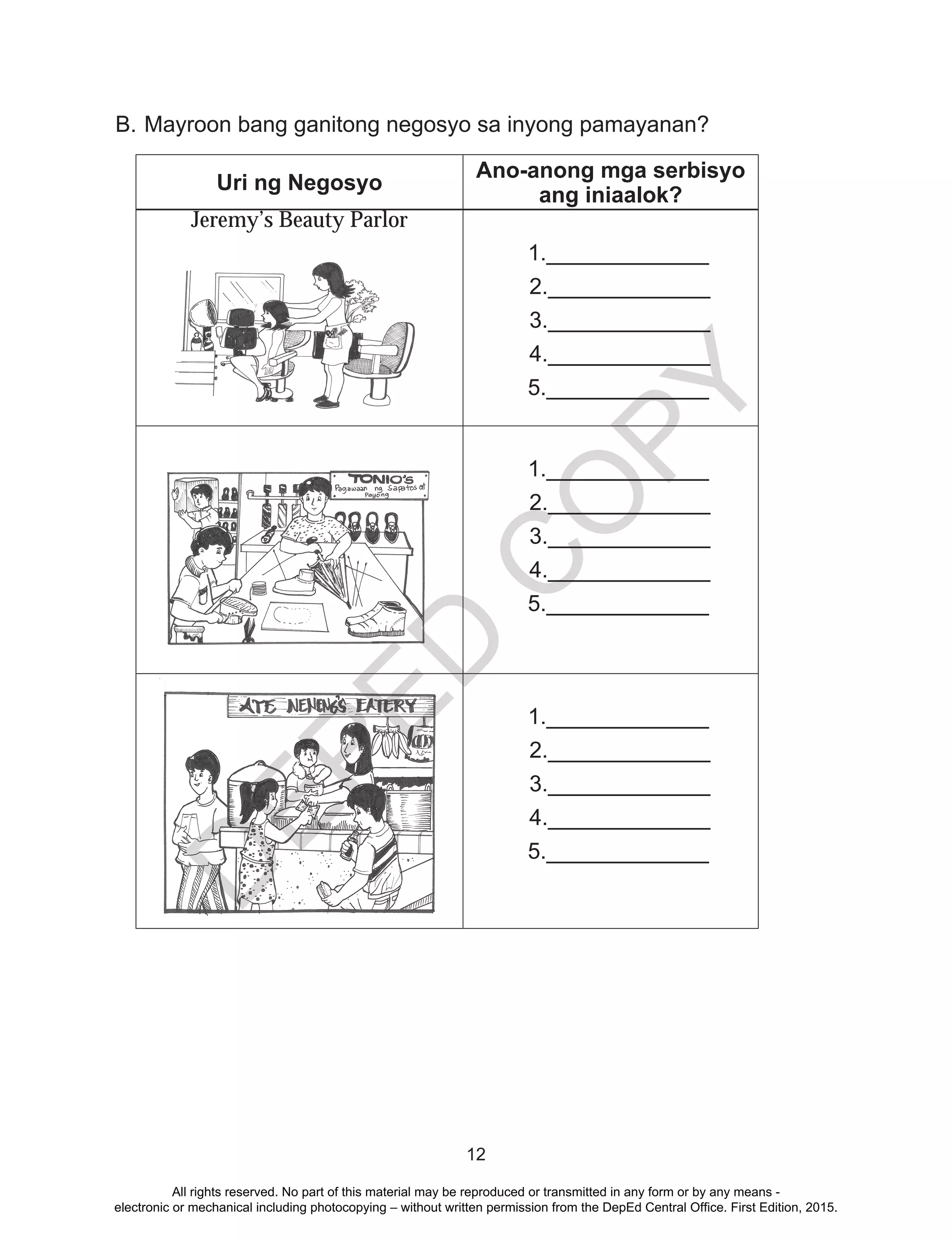 K TO 12 GRADE 4 LEARNER’S MATERIAL IN EPP (Q1-Q4) | PDF